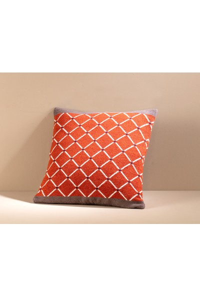 Madame Coco Chantae Kırlent Kılıfı - Turuncu - 45X45 cm