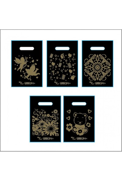 Kent Blok Elgeçme Baskılı Poşet 100'LÜ 22x33 cm Kent Blok Elgeçme Baskılı Poşet 100'LÜ 22x33 cm