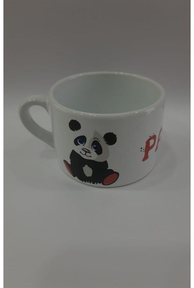 Sinerji Shop Seramik Panda Desenli Çift Yönlü Fincan Dekoratif Hediyelik Sinerji Shop Seramik Panda Desenli Çift Yönlü Fincan Dekoratif Hediyelik