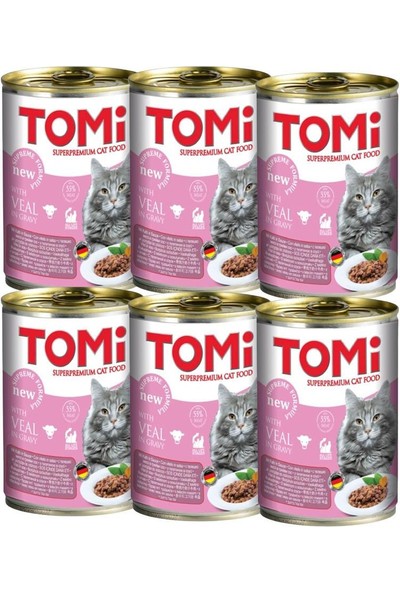 Tomi Kırmızı Etli Kedi Konservesi 400 gr Tomi Kırmızı Etli Kedi Konservesi 400 gr