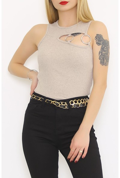 Bkmc Halka Detaylı Body Vizon