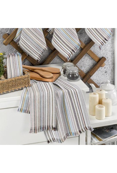 Vivamaison %100 Pamuk 6'lı 30 x 50 cm. Mutfak Havlusu