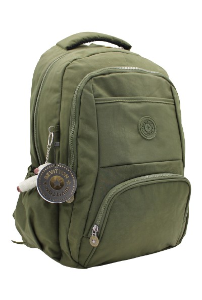 Suya Dayanıklı Siyah Okul Sırt Çantası 2000