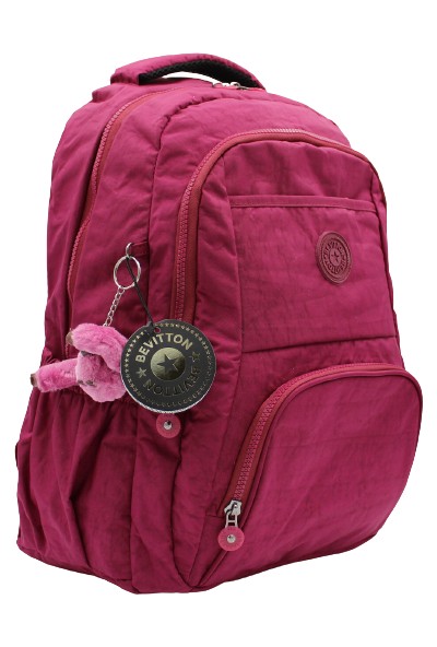 Suya Dayanıklı Siyah Okul Sırt Çantası 2000