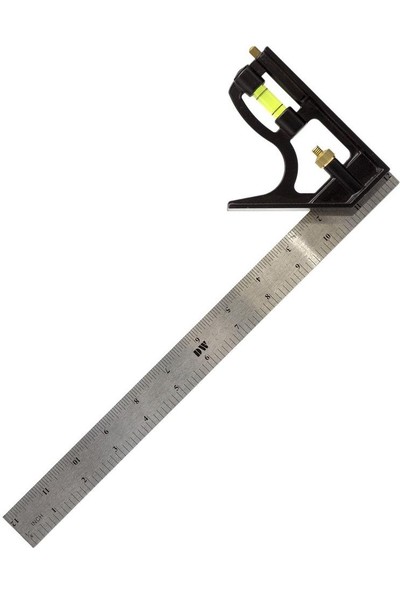 Badem10 Dw Ayarlanabilir Su Terazili Gönye 30CM 45-90° Marangoz Açı Ölçer Badem10 Dw Ayarlanabilir Su Terazili Gönye 30CM 45-90° Marangoz Açı Ölçer
