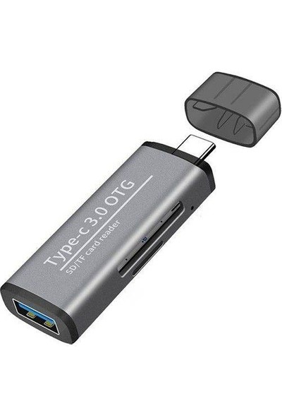 Polham Type C 3.0 Hafıza Kart ve USB Flash Bellek Okuyucu Adaptör, Sd-Tf Kart Adaptörü Polham Type C 3.0 Hafıza Kart ve USB Flash Bellek Okuyucu Adaptör, Sd-Tf Kart Adaptörü