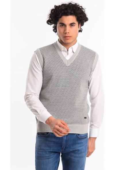 Soylu Triko Süveter Desenli A.gri (3209) Soylu Triko Süveter Desenli A.gri (3209)