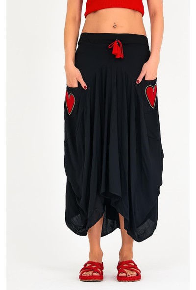 Big Free Büyük Beden RD22YB070003 Kadın Etek 2805