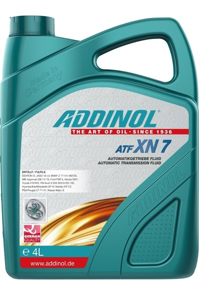 Addinol Atf Xn 7 - Otomatik Şanzıman Yağı ( 4 Litre ) Addinol Atf Xn 7 - Otomatik Şanzıman Yağı ( 4 Litre )