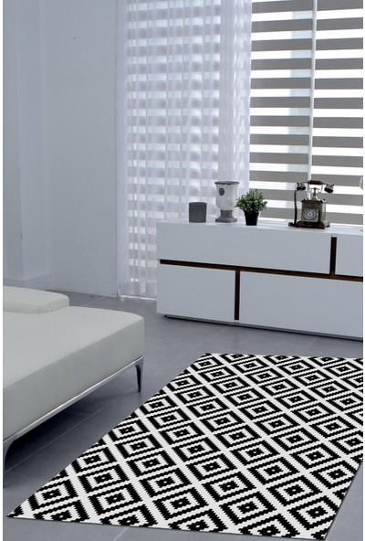 İstanbul Home Evbahar Dijital Baskı Kaymaz Taban (Dot Keçe) Halı