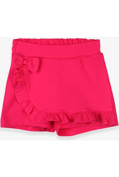 Breeze Kız Çocuk Etek Şort Fırfırlı Fiyonklu Fuşya (1.5-5 Yaş) Breeze Kız Çocuk Etek Şort Fırfırlı Fiyonklu Fuşya (1.5-5 Yaş)