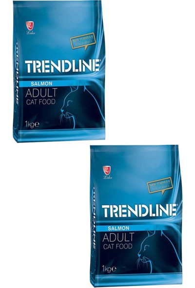 Trendline Yetişkin Kedi Maması Somonlu 1 kg - 2 Adet Trendline Yetişkin Kedi Maması Somonlu 1 kg - 2 Adet
