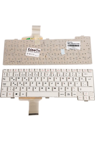 LineOn Lg X14 X17 X140 Klavye Beyaz