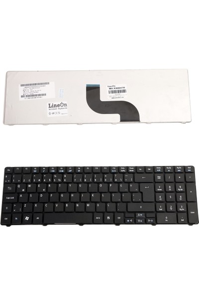 LineOn Packard Bell Z5WT1 Klavye Türkçe Siyah LineOn Packard Bell Z5WT1 Klavye Türkçe Siyah