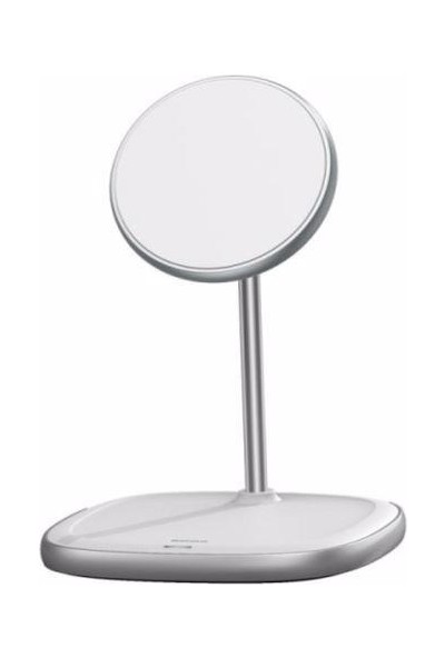 Baseus Magsafe Iphone 12 Pro Max Uyumlu 15W Kablosuz Masaüstü Kablosuz Wireless Şarj Standı Baseus Magsafe Iphone 12 Pro Max Uyumlu 15W Kablosuz Masaüstü Kablosuz Wireless Şarj Standı