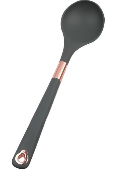 Perotti Gri Bakır Yassı Silikon Kaşık 32 cm