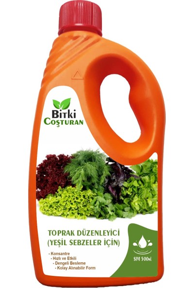 Bitki Coşturan Yeşil Sebzeler Için Toprak Düzenleyici Bitki Besini Sıvı Gübre Konsantre 500 ml Bitki Coşturan Yeşil Sebzeler Için Toprak Düzenleyici Bitki Besini Sıvı Gübre Konsantre 500 ml