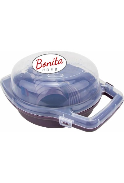 Bonita Home Piknik Seti 32 Parça Mürdüm Bonita Home Piknik Seti 32 Parça Mürdüm