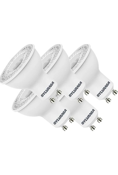 Sekatech Sylvania 4,2W=50W GU10 LED Ampul 6 Adet Beyaz-Günışığı Çanak Spot Sekatech Sylvania 4,2W=50W GU10 LED Ampul 6 Adet Beyaz-Günışığı Çanak Spot