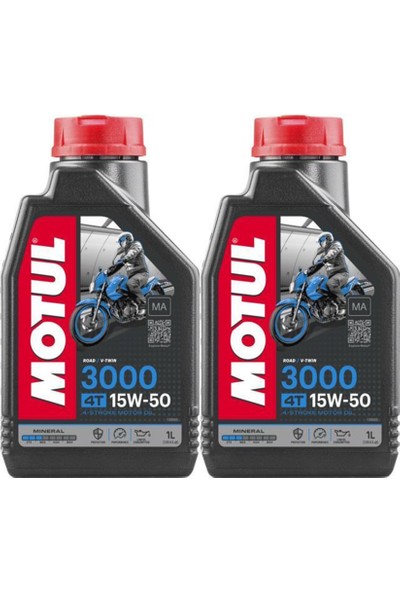 Motul 3000 15W-50 4t Motosiklet Yağı 2 Litre Motul 3000 15W-50 4t Motosiklet Yağı 2 Litre