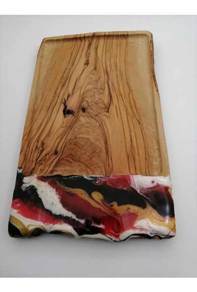 Gaia Store Zeytin Ağacı Epoksi Kaplama Sunum Tabağı No 2 Gaia Store Zeytin Ağacı Epoksi Kaplama Sunum Tabağı No 2