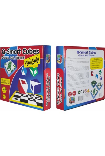 Q-Smart Cubes Qbitz Görsel Akıl Küpleri (Yenilendi) Q-Bitz Q-Smart Cubes Qbitz Görsel Akıl Küpleri (Yenilendi) Q-Bitz