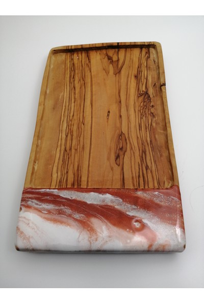 Gaia Store Zeytin Ağacı Epoksi Kaplama Sunum Tabağı No.10 Gaia Store Zeytin Ağacı Epoksi Kaplama Sunum Tabağı No.10