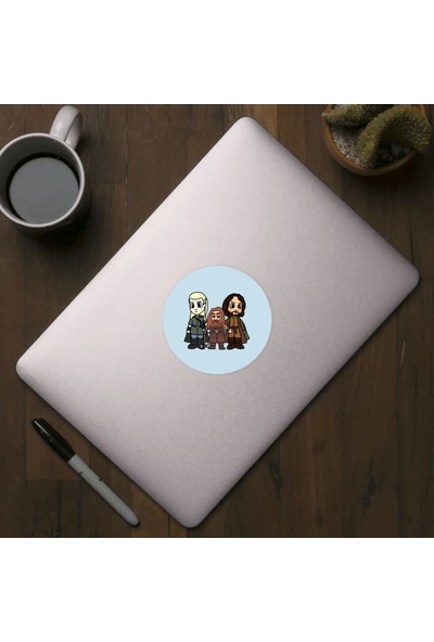 Fizello Legolas, Gimli, And Aragorn (Small Print) Sticker