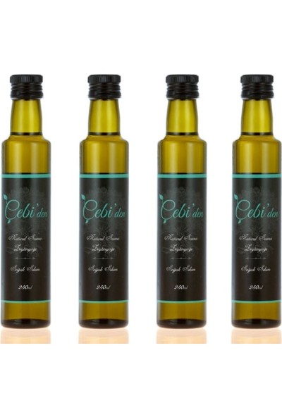 Çebi Çebi'den Naturel Sızma Zeytinyağı 250 ml 4'lü