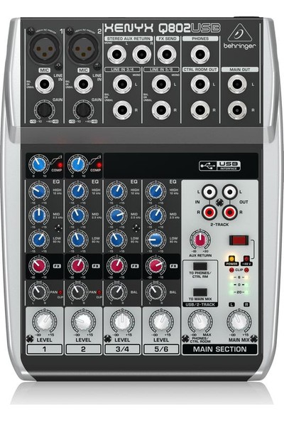 Behringer XENYX Q802USB Mikser Behringer XENYX Q802USB Mikser