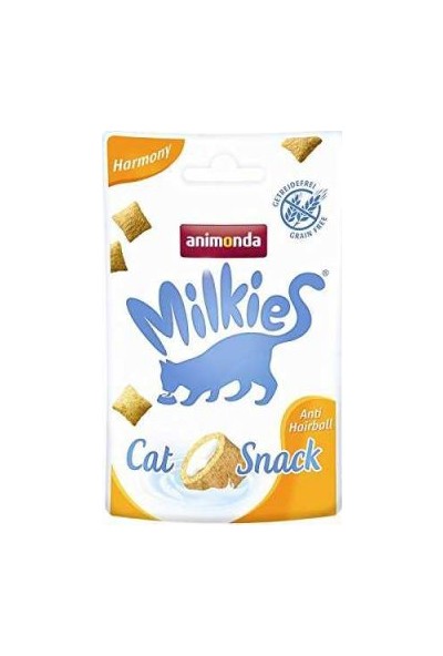 Animonda Milkies Harmony Anti Hairball Tahılsız Kedi Ödülü 30 Gr Animonda Milkies Harmony Anti Hairball Tahılsız Kedi Ödülü 30 Gr