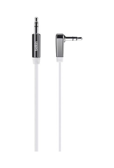 Belkin 3.5mm Flat Aux Kablo 0.9m - Beyaz Belkin 3.5mm Flat Aux Kablo 0.9m - Beyaz