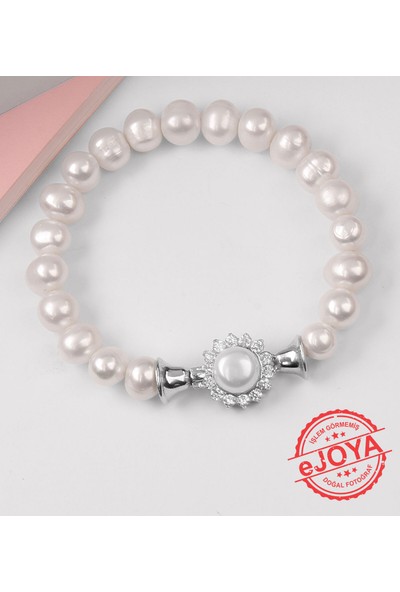 Ejoya Doğal İnci Bileklik Blk466 Ejoya Doğal İnci Bileklik Blk466