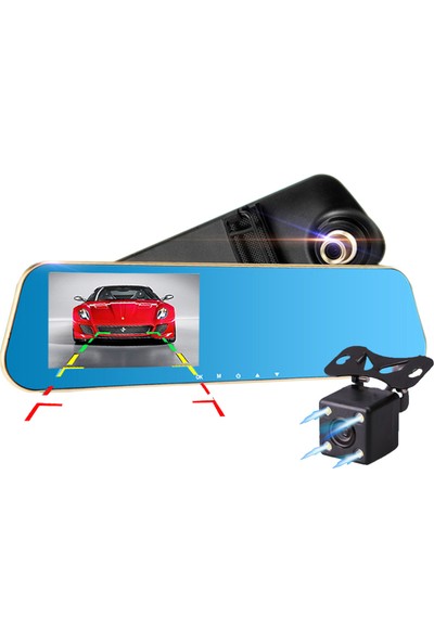 General Plus GP43HD 4.3 inç LCD 170 Derece Gece Görüş Dikiz Ayna Araç Kamerası General Plus GP43HD 4.3 inç LCD 170 Derece Gece Görüş Dikiz Ayna Araç Kamerası