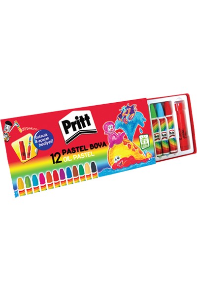 Pritt Pastel Boya 12 Renk Karton Kutu Pritt Pastel Boya 12 Renk Karton Kutu