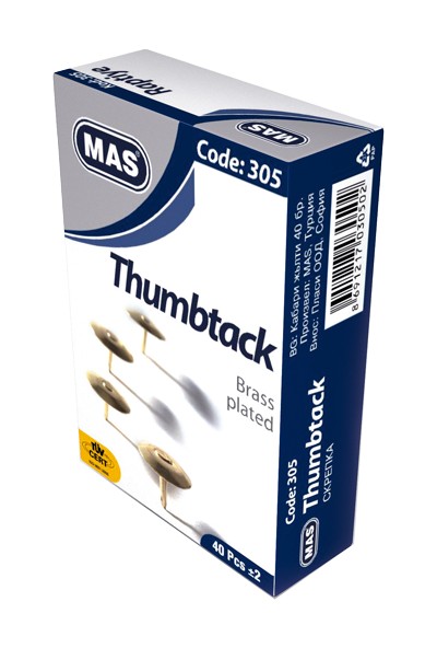 Mas Raptiye 305 Sarı Pirinç Kaplama