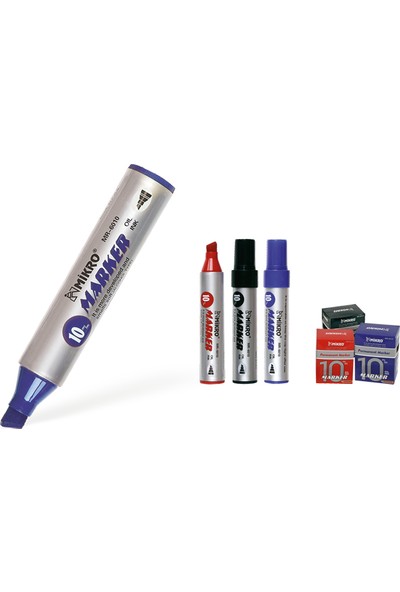 Mikro 6010 15Gr Jumbo Marker Siyah 10Mm 12 Li Mikro 6010 15Gr Jumbo Marker Siyah 10Mm 12 Li
