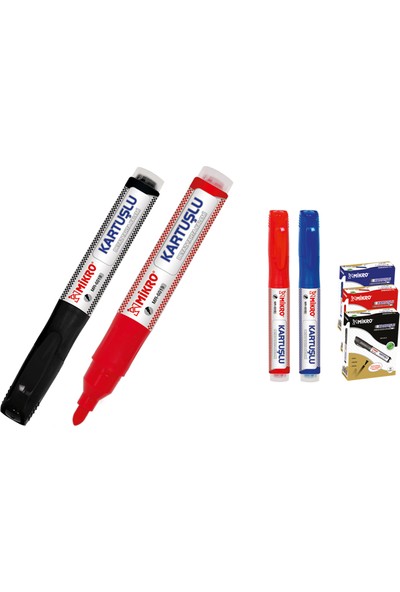 Mikro Tahta Kalemi Kartuşlu Mavi Mr-6019 Mikro Tahta Kalemi Kartuşlu Mavi Mr-6019