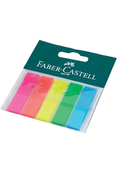 Faber-Castell İndex İşaret Bant Film 12-50 5 Renk