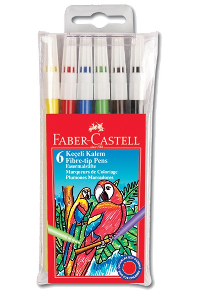 Faber-Castell Keçeli Kalem 6 Renk