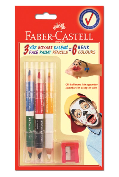 Faber-Castell Yüz Boyası 6 Renk