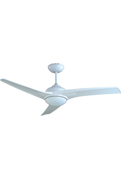 Kaşkar Aydınlatmalı 3 Kanatlı Uzaktan Kumandalı Tavan Vantilatörü Beyaz D52036