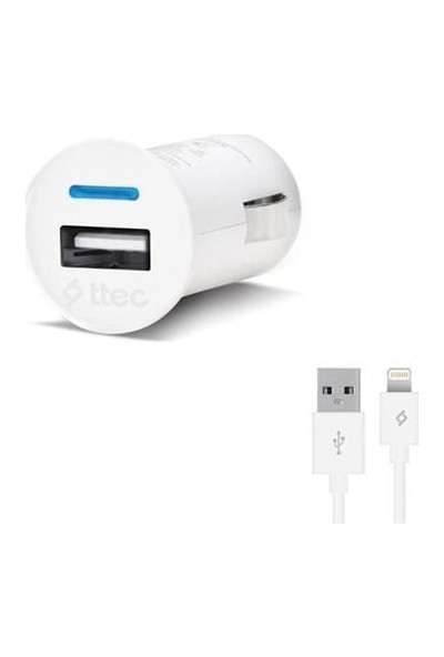 Ttec Compact Araç Şarj Cihazı iPhone 5/5s/6/6Plus(1000mAh) Ttec Compact Araç Şarj Cihazı iPhone 5/5s/6/6Plus(1000mAh)