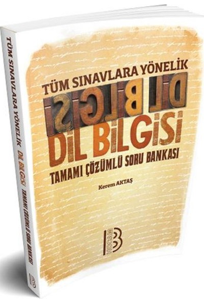 Benim Hocam Yayınları 2018 Tüm Sınavlara Yönelik Dil Bilgisi Soru Bankası Benim Hocam Yayınları 2018 Tüm Sınavlara Yönelik Dil Bilgisi Soru Bankası