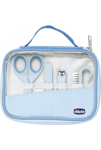 Chicco Çantalı Tırnak Bakım Seti (Mavi)