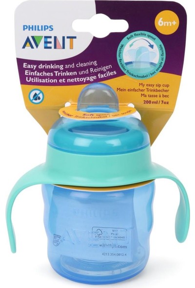 Philips Avent Scf551/05 Eğitici Damlatmaz Bardak 6M+ 200 Ml Yeşil Philips Avent Scf551/05 Eğitici Damlatmaz Bardak 6M+ 200 Ml Yeşil