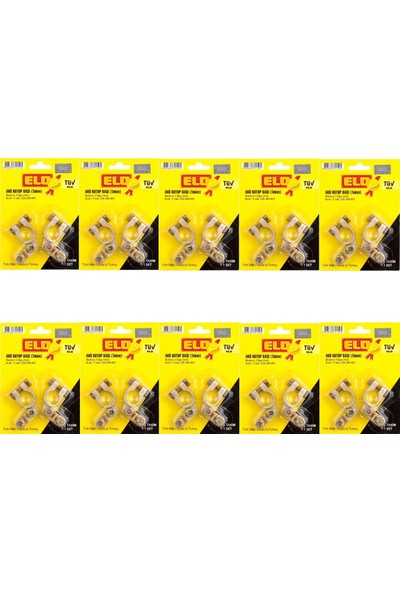Elo (+ / - Takım ) Akü Kutup Başı - Zamak 10 Adet