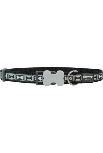 Reddingo Bone Yard Desenli Siyah Köpek Boyun Tasması 20 Mm Reddingo Bone Yard Desenli Siyah Köpek Boyun Tasması 20 Mm