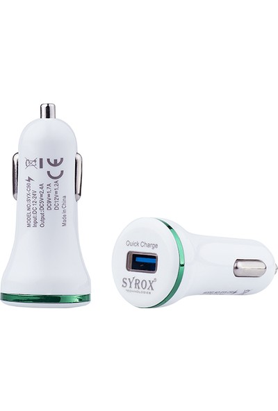 Syrox Araç Şarj Cihazı