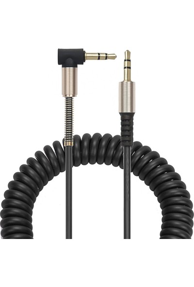 Bludfire 3.5MM L Tipi Spralli Audio Aux Kablo Bludfire 3.5MM L Tipi Spralli Audio Aux Kablo